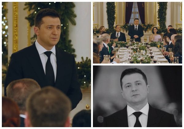 Новогоднее поздравление президента – видео закадровых моментов съемок