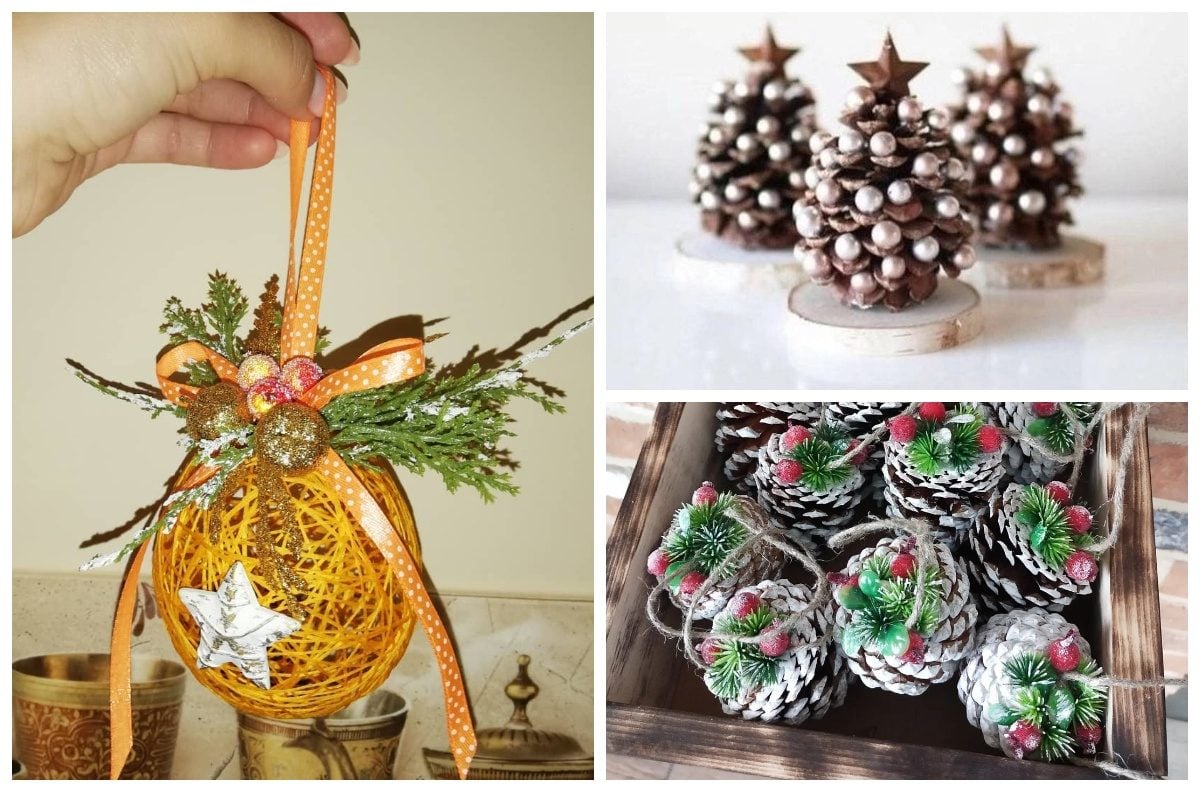 Розкішні новорічні іграшки своїми руками – 5 ідей чудового декору
