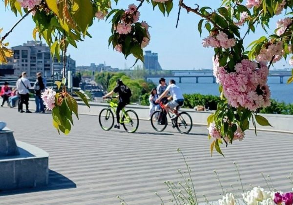 Погода Дніпро - теплий тиждень до +23°C і перший травневий дощ